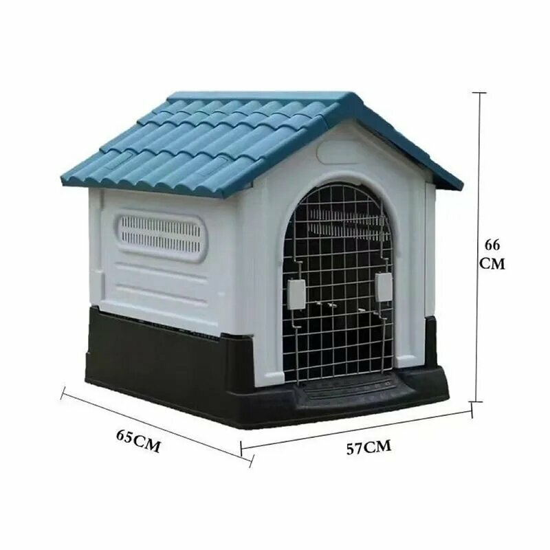 Пластиковая конура для собак, устойчивая к дождю и водонепроницаемая