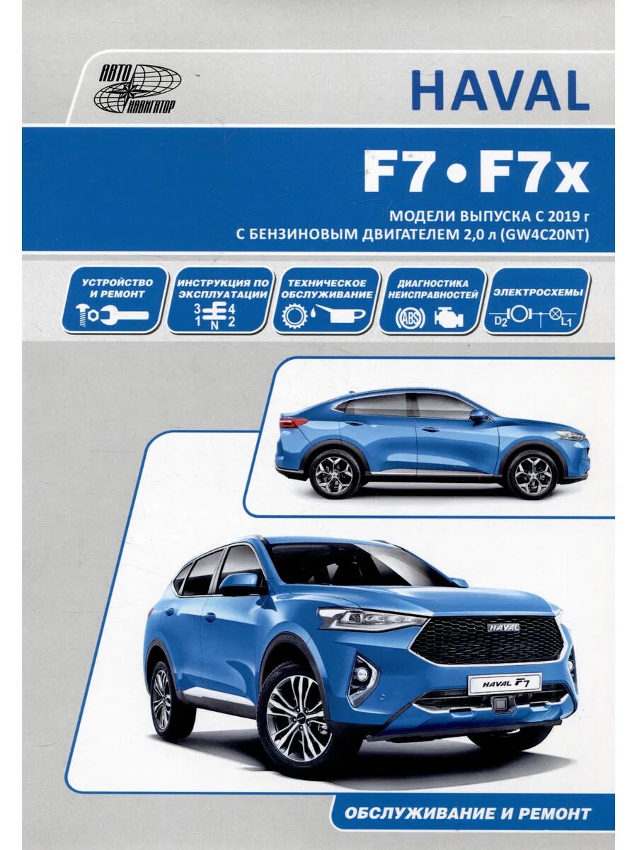 HAVAL F7/F7x. Модели выпуска с 2019 г с бензиновым турбодвиг
