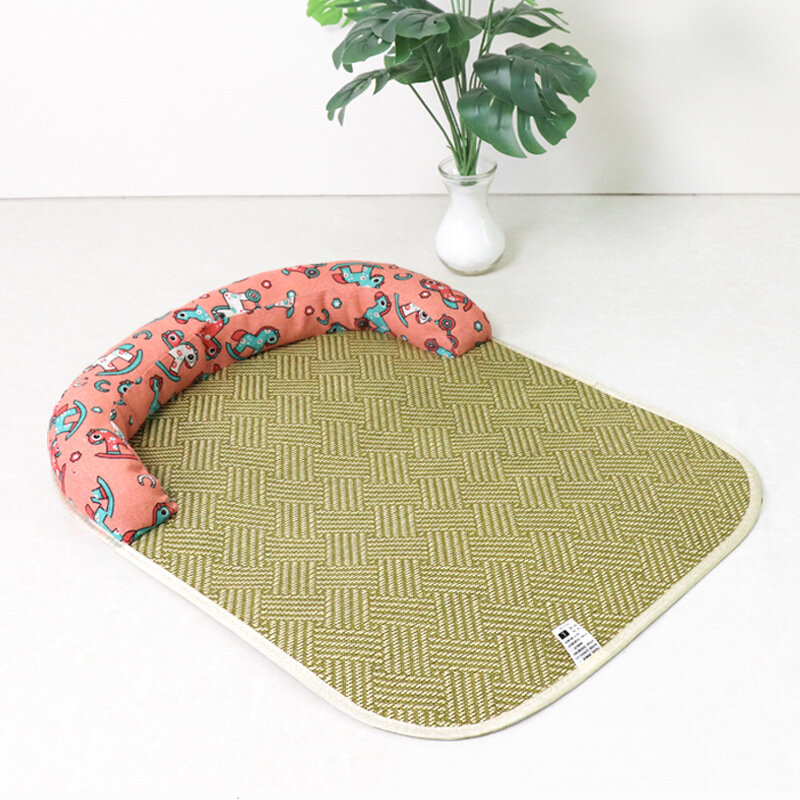 Собачье гнездо можно мыть летние коврики для сна Четыре сезона универсальные коврики для собак среднего размера розовый
