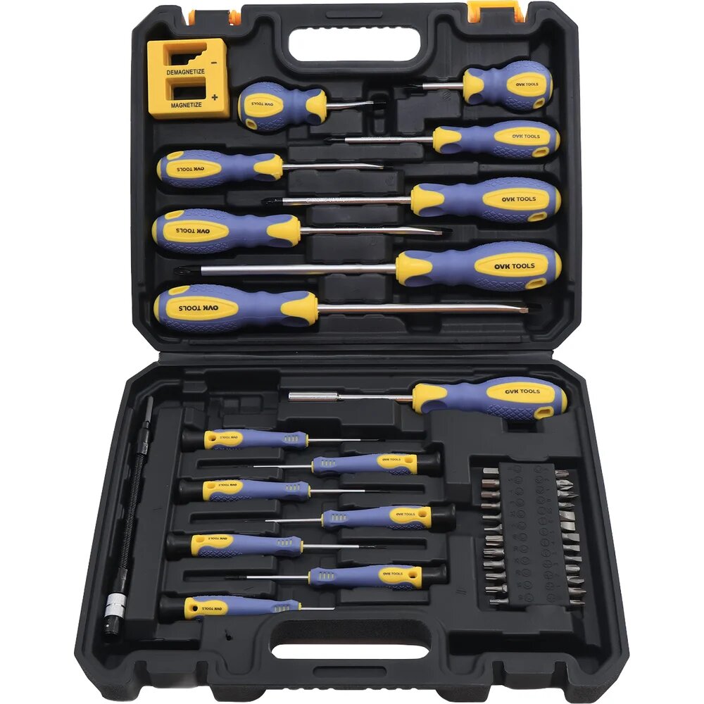 Профессиональный набор отвёрток OVK TOOLS 43 в 1 OTSIAA-007