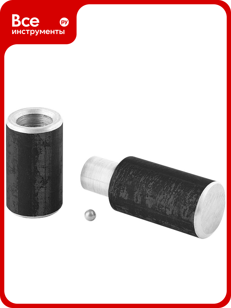 Гаражная петля с шаром СИБРТЕХ d 50*180мм, 2 шт Р 92021, с шаром предназначены для установки