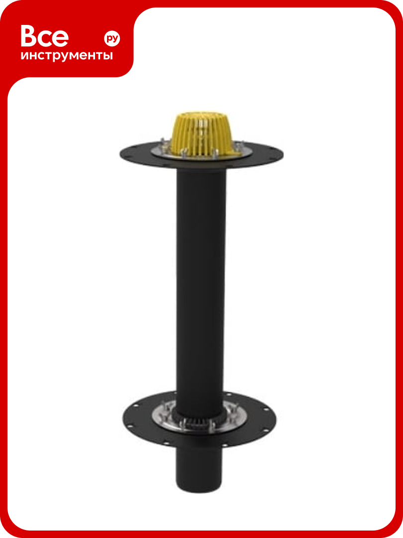 Воронка кровельная двухуровневая Татполимерм с подогревом ТП-09.100/6-Э 110x600