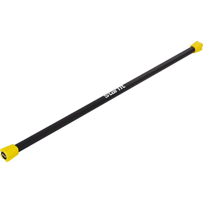 Бодибар STARFIT BB-301 2 кг, неопреновый, черный/желтый, УТ-00019807