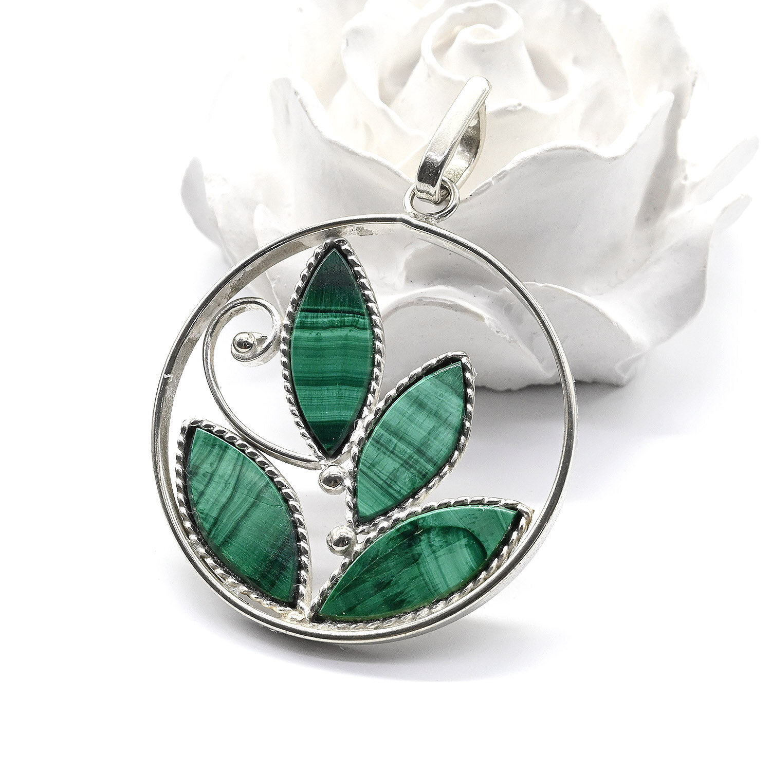 Подвеска, малахит