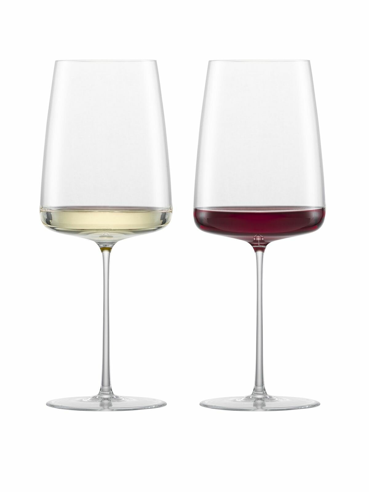 Zwiesel Glas Handmade Simplify Набор тонкостенных бокалов, ручной работы для вина из хрустального стекла 2 шт