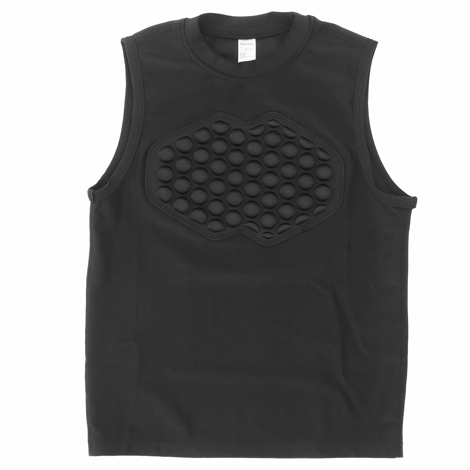 Молодежный компрессионный защитный жилет для защиты груди, с мягкой защитой ребер от столкновений для бейсбола, футбола, баскетбола, спорта и безопасности