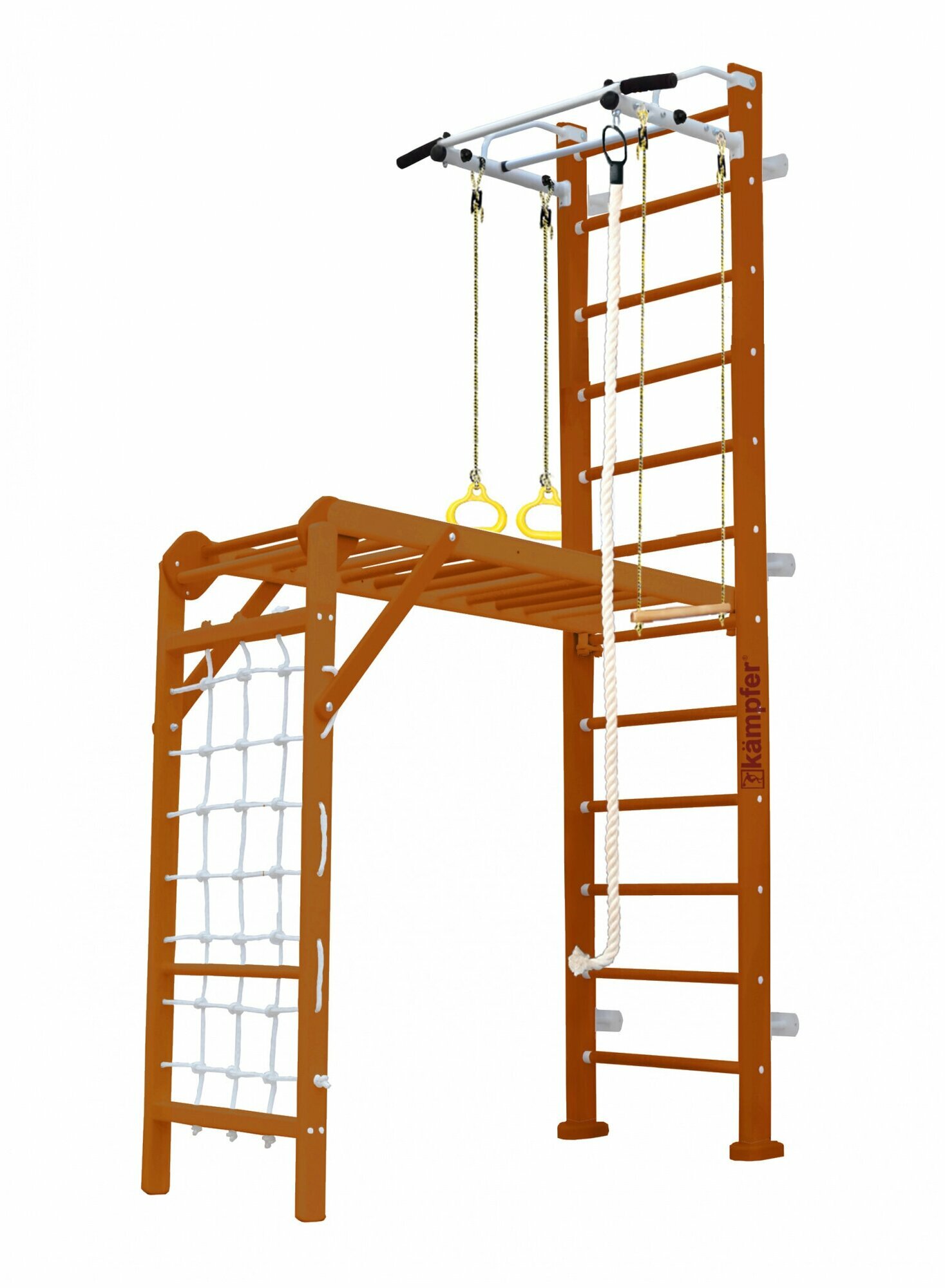 Шведская стенка Kemfer Union Wall (№3 Классический Высота 3 м белый турник)