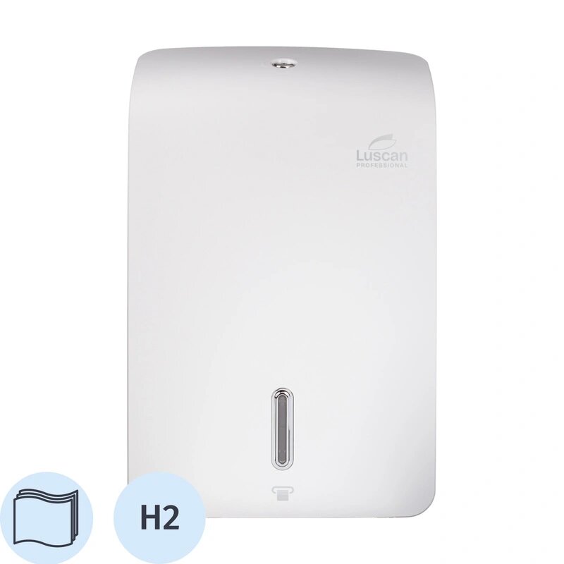 Диспенсер для полотенец лист Luscan Prof Etalon Z-слож maxi белый 151061