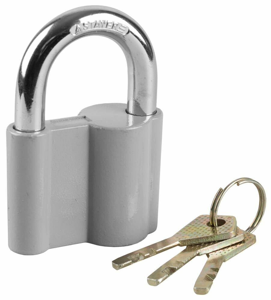 Навесной замок STAYER, 55 мм, дисковый механизм секрета 37148-60