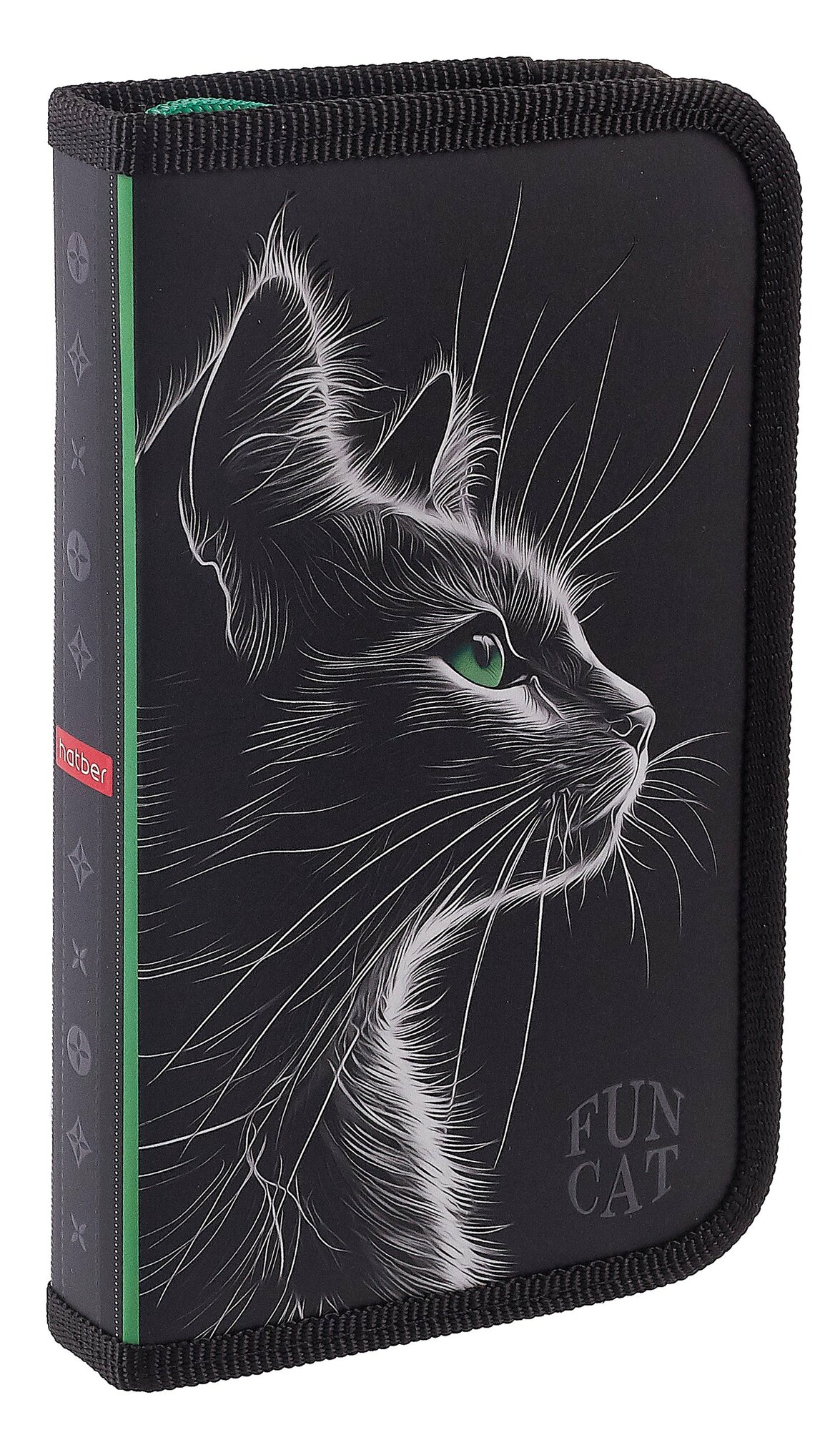 Пенал 1 отделение "Fun cat" 19*11,5 см