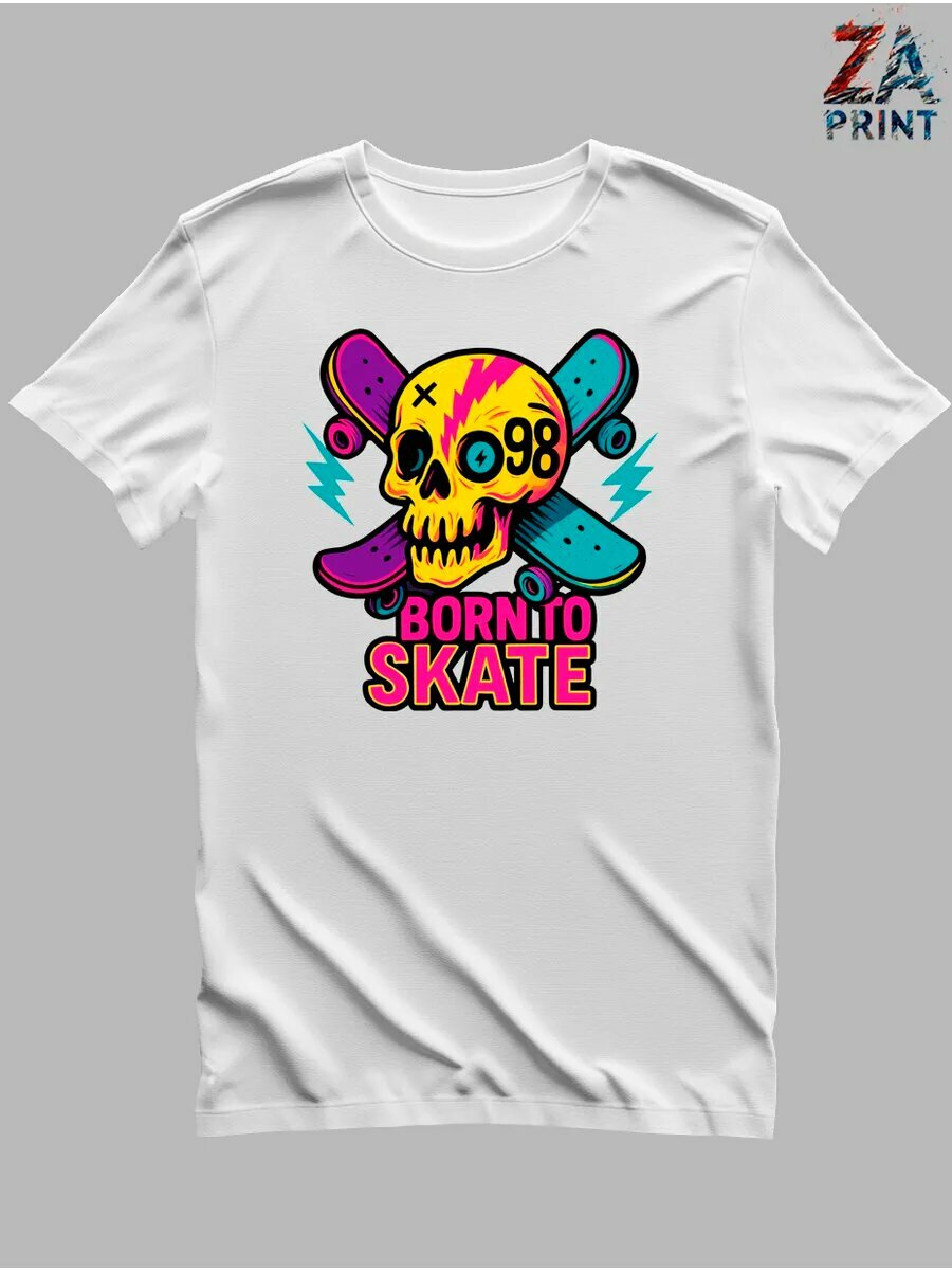 Футболка born to skate sk8