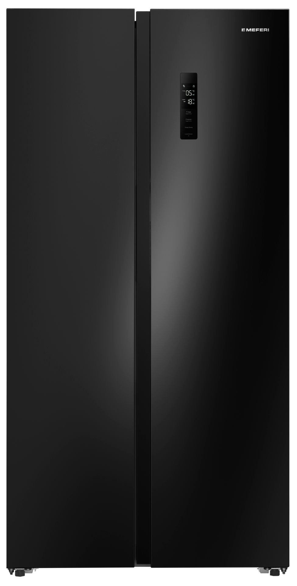 Холодильник отдельностоящий с инвертором MEFERI MFR91BK TOTAL NO FROST SIDE BY SIDE COMFORT