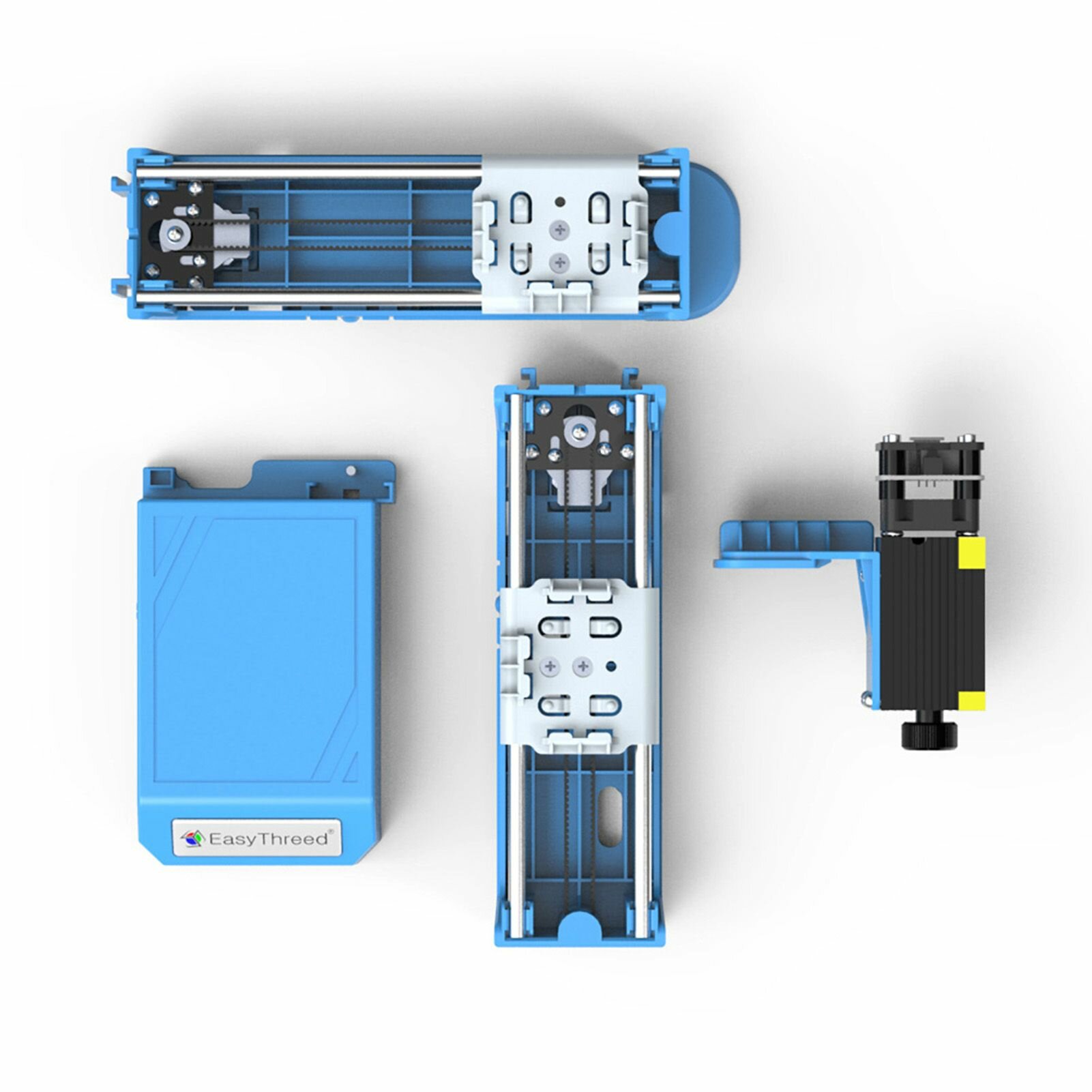 Мини лазерный гравер Easythreed ETLR001 с мощностью 0.5Вт, беспроводное управление, USB подключение, идеален для DIY и подарков