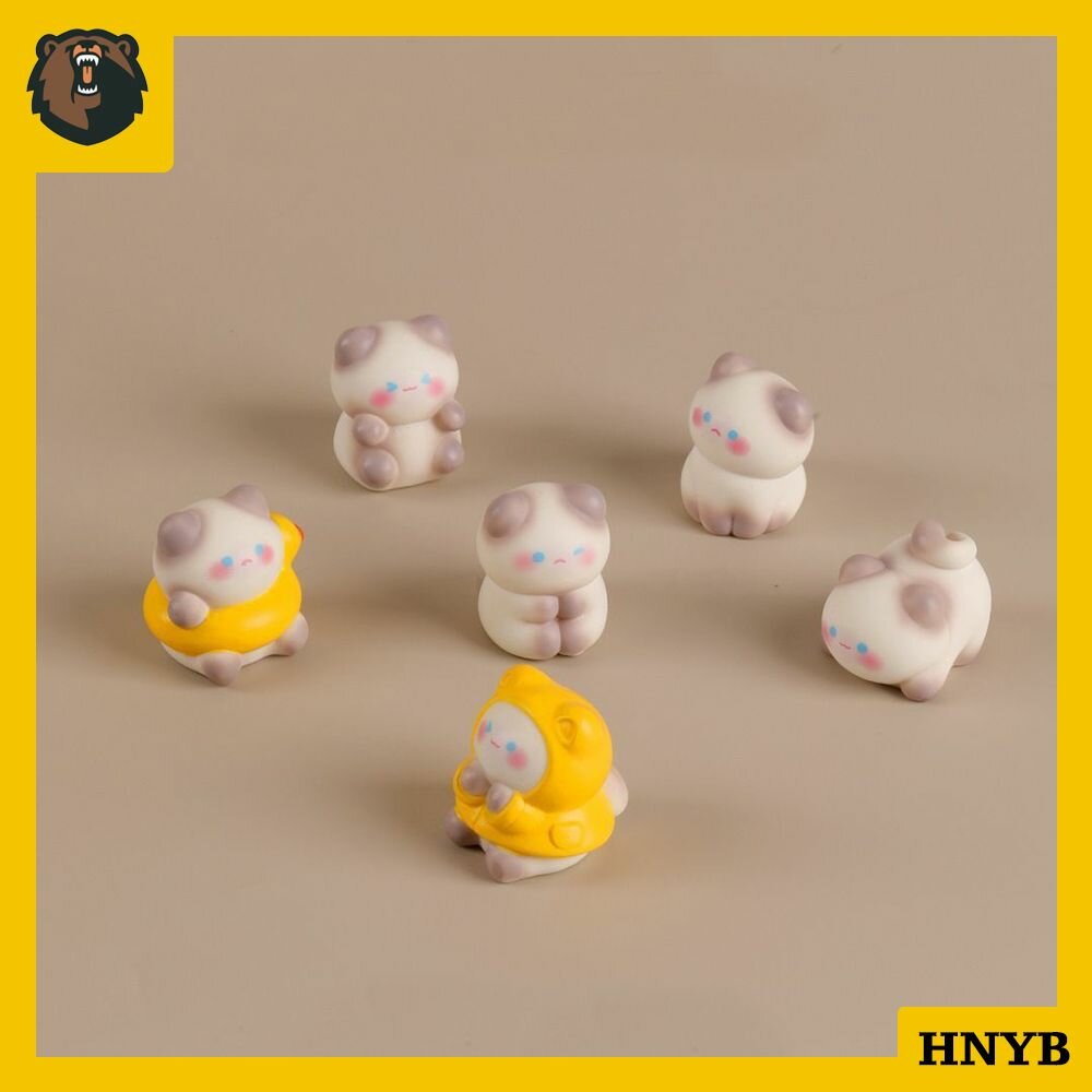 Фигурок Сиамская кошка 6шт (3 cm) Подарки для болельщиков