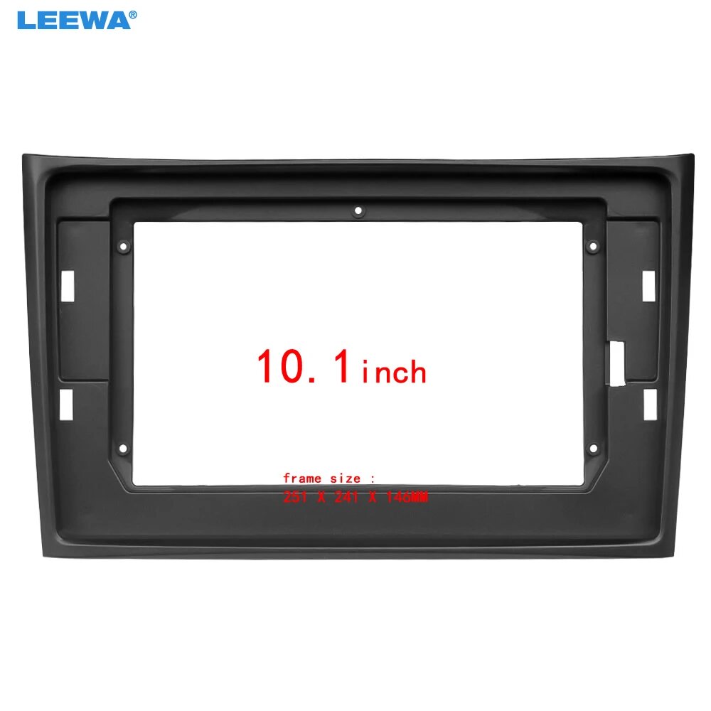 LEEWA Car Audio 10,1-дюймовый большой экран, головное устройство, панель приборной панели, комплект рамки, адаптер для Volvo XC90 2002-2014, рама радиоприемника # CA7945