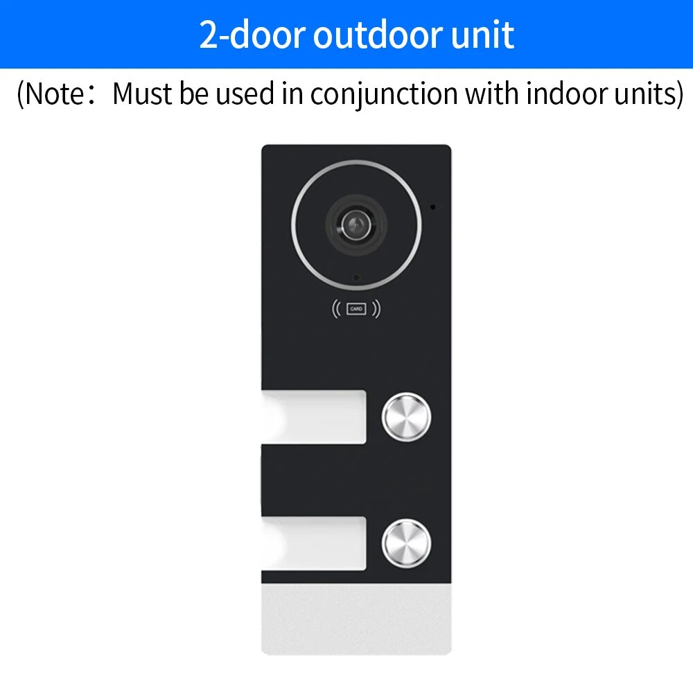 Asia-Teco видеодомофон для дома 7 дюймов, 2-door outdoor unit