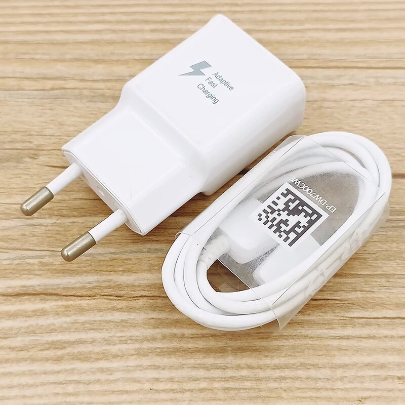 Адаптер Быстрого Зарядного Устройства Samsung 9V1.67A Для Настенной Зарядки С Кабелем Type-C Длиной 120 См