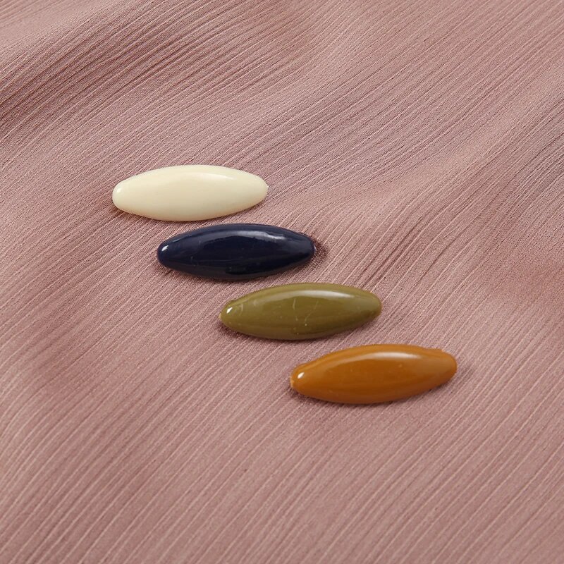 4 шт. булавки для женских шарфов, аксессуары, однотонные овальные булавки для мусульманских хиджабов, Рамадана, красочные булавки для шаль