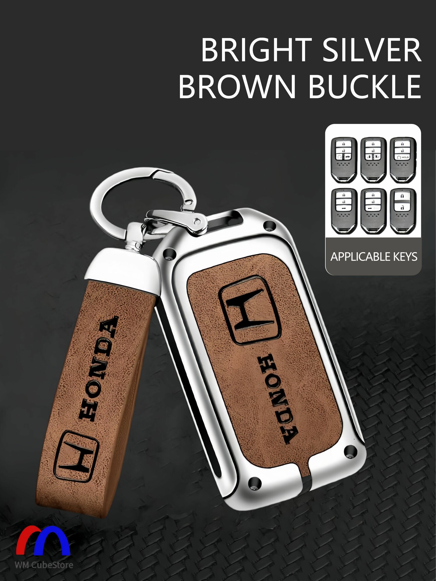 Модный автомобильный брелок из цинкового сплава для Honda CRV CR-V XR-V Civic Accord HR-V HRV City Odyssey XR-V Vezel Jade Crider Fit