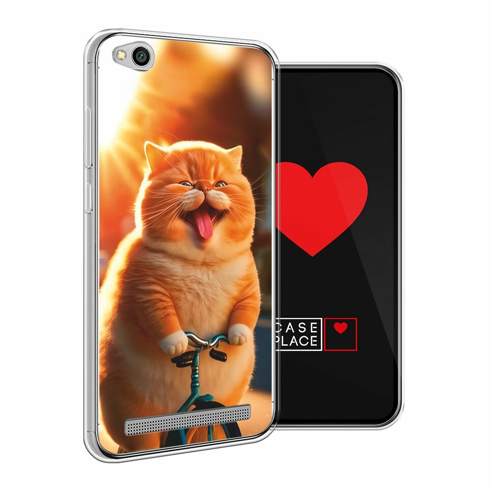 Чехол на Xiaomi Redmi 5A / Сяоми Редми 5а с принтом "Кот на велике" — фото 1