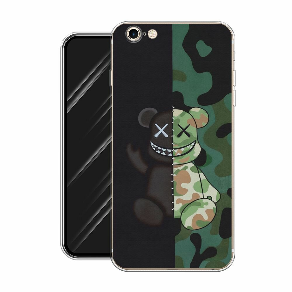 Чехол на Apple iPhone 6 Plus/6S Plus / Айфон 6 Плюс/Айфон 6С Плюс с принтом "KAWS 23 февраля 1" — фото 1