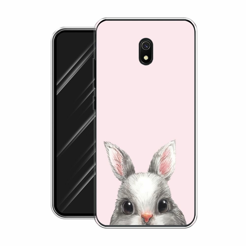 Чехол на Xiaomi Redmi 8A / Сяоми Редми 8А с принтом "Карандашный кролик 1 - 8 марта" — фото 1