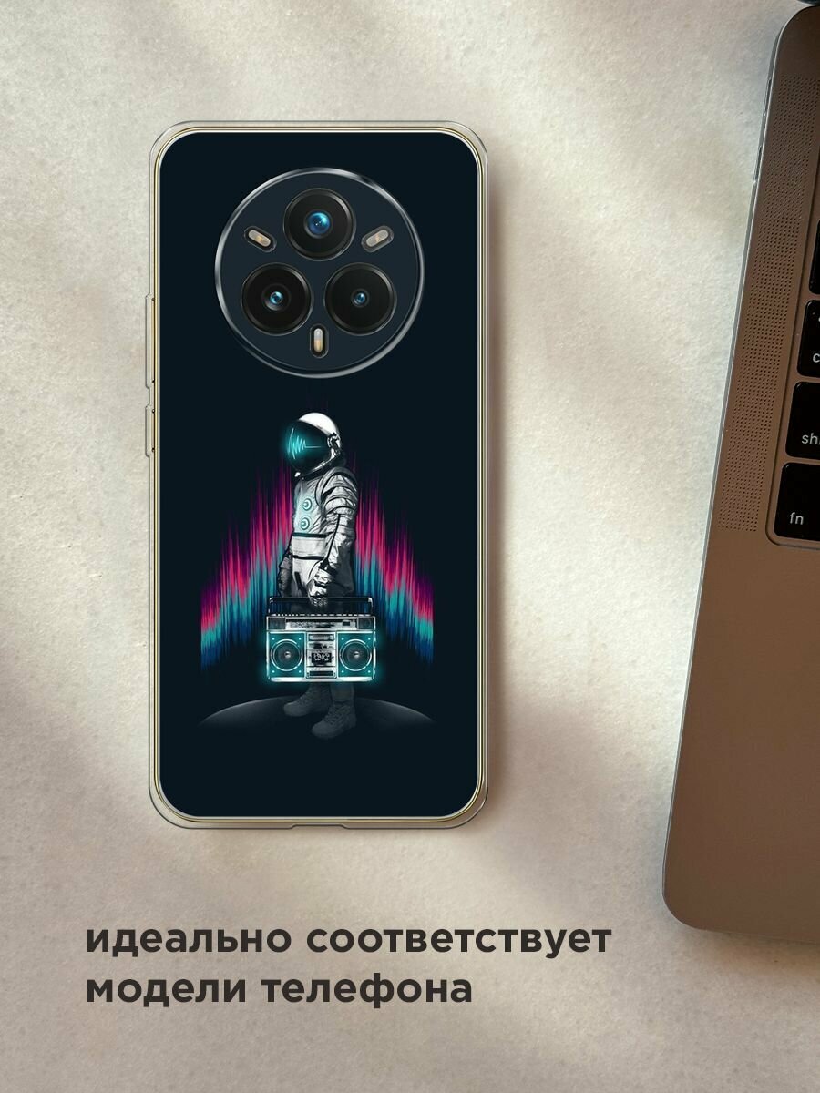 Чехол на Realme 14 Pro+ / Реалми 14 Про+ с принтом "Космическая вечеринка" — фото 1