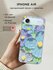 Чехол на Apple iPhone Air / Айфон Айр с принтом "Масляные цветы 2"