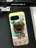 Чехол на Google Pixel 9 / Гугл Пиксель 9 с принтом "Собачка в шапке лягушки"