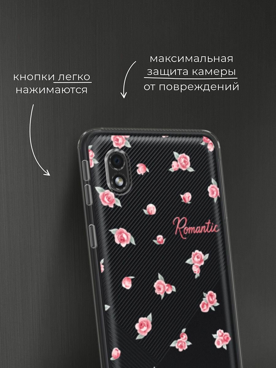 Чехол на Samsung Galaxy A01 Core / Самсунг Галакси А01 Core с принтом "Romantic 3" — фото 1