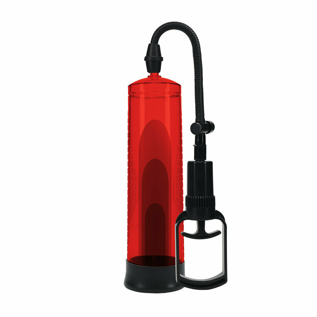 Вакуумная помпа Shots Media Basic Pump 2 Red, для увеличения пениса