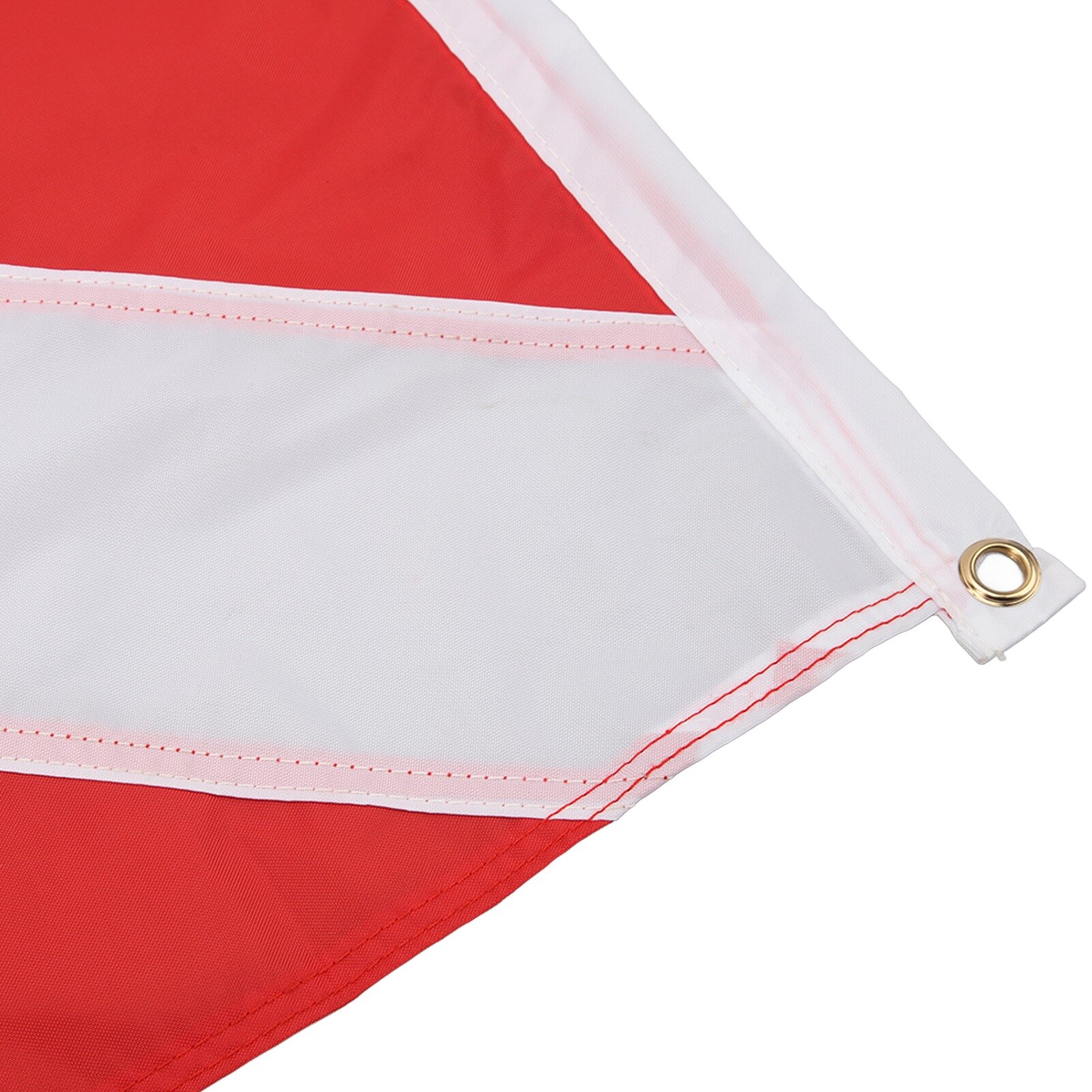 Красный, белый флаг для дайвинга, яркие цвета, легкий нейлоновый дайверский пуховый флаг 49x59 см для подводных занятий