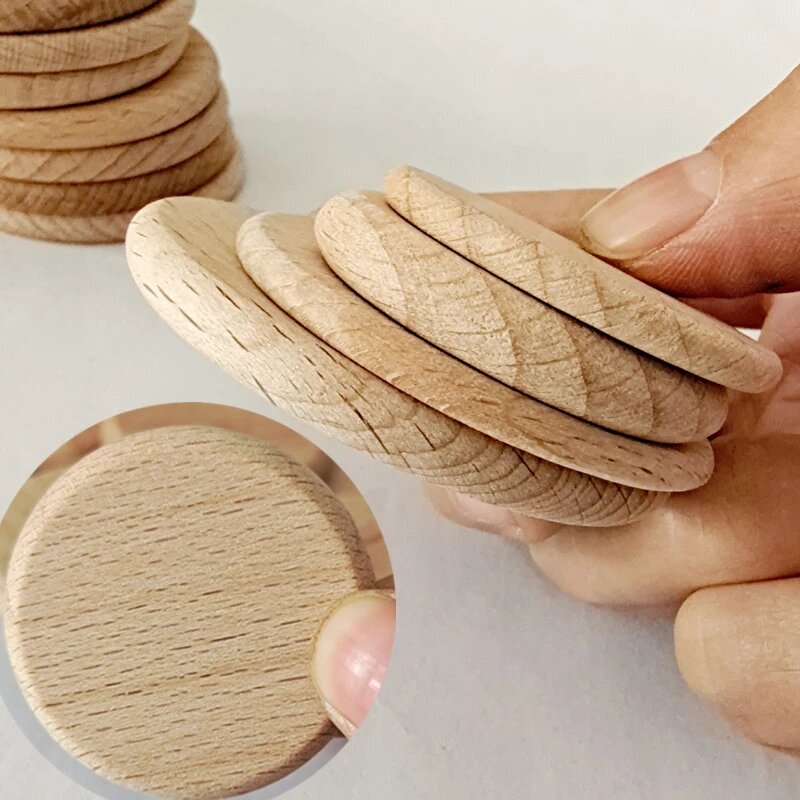 Деревянные кружки 10 шт, цвет 6CM