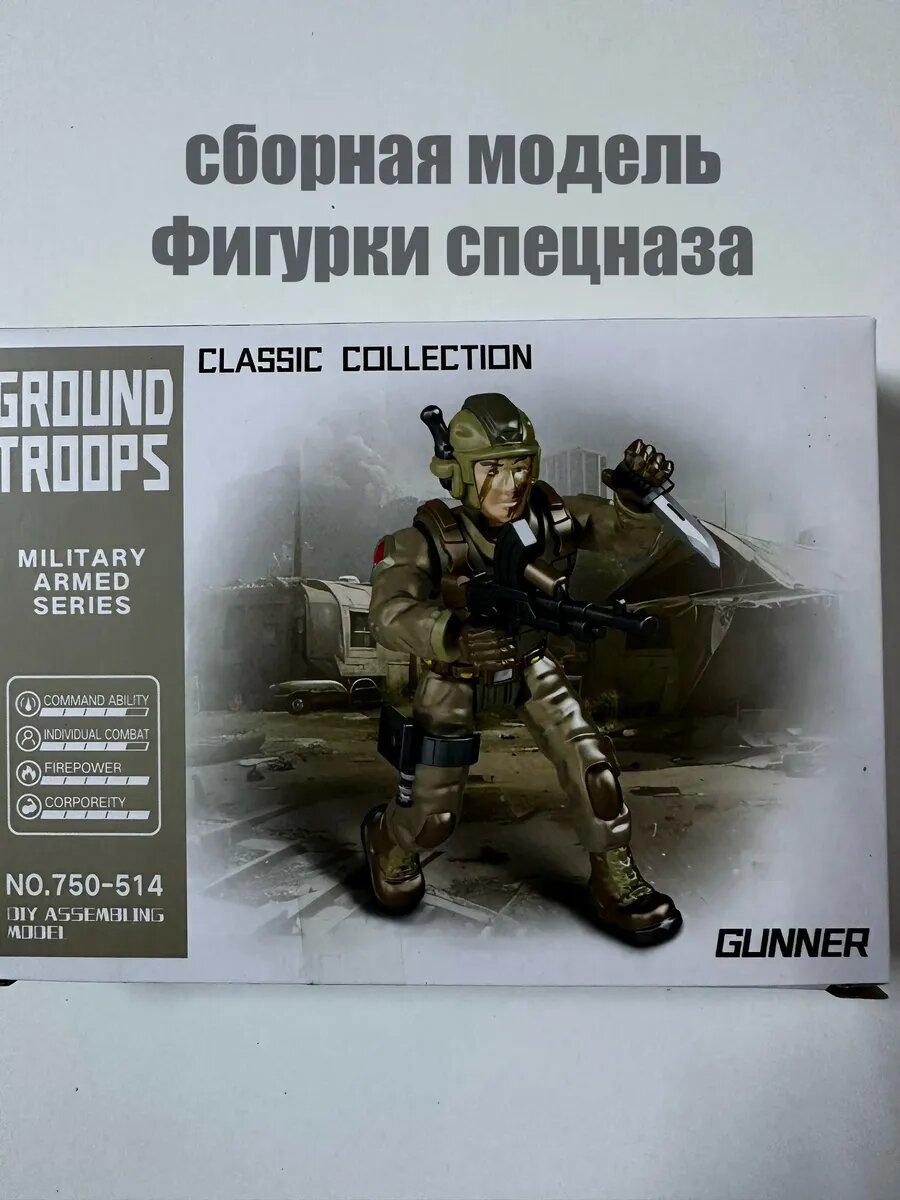 Сборная модель Фигурки спецназа: Ground Troops