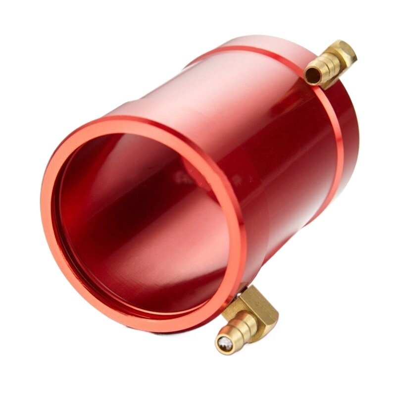 Алюминиевый кожух водяного охлаждения для бесколлекторного двигателя, радиоуправляемой модели лодки, доступен в красном и черном цветах