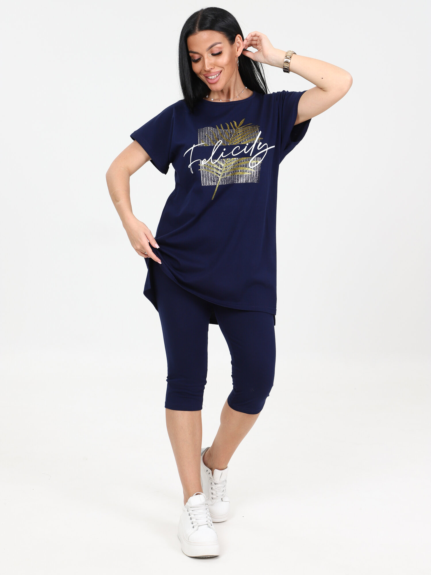 Комплект одежды домашний женский с бриджами