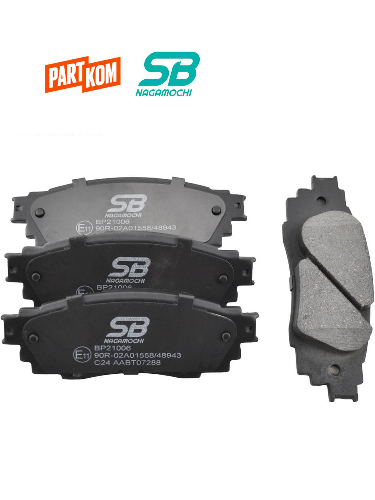 Тормозные колодки задние SB NAGAMOCHI BP21006 для а/м Toyota Camry (XV70), RAV4 (XA50), Lexus RX IV