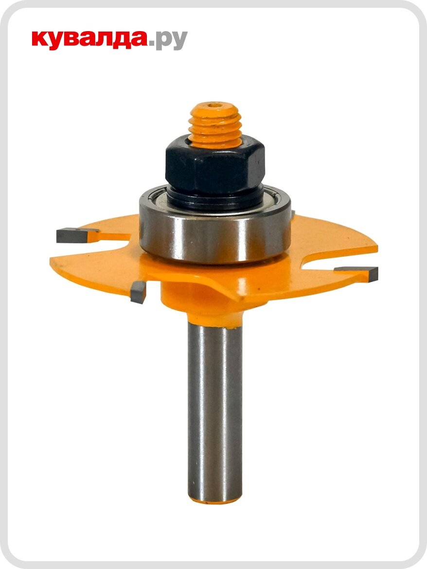 Фреза по дереву энкор ф50.8х2, хв. 8мм кромочная фальцевая