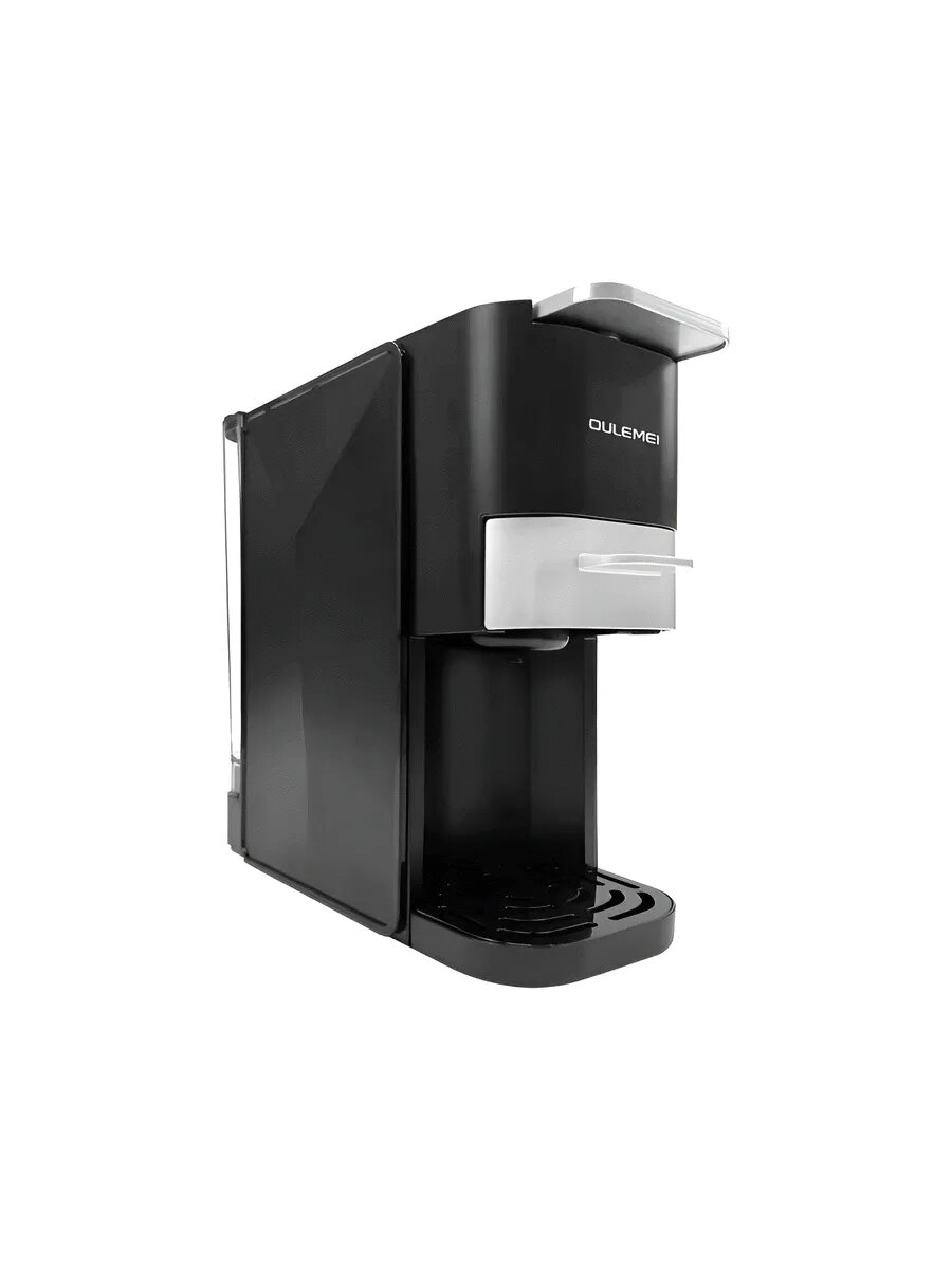 Кофемашина OULEMEI "3 в 1" OLM-KFB003, капсульная, давление 20 Бар, мощность 1350Вт, чёрный цвет