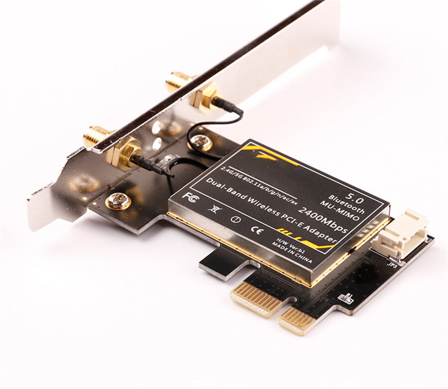 Настольный компьютер Ax200 wifi6 5g dual band 3000m со встроенной беспроводной сетевой картой PCIe 5.0 Bluetooth