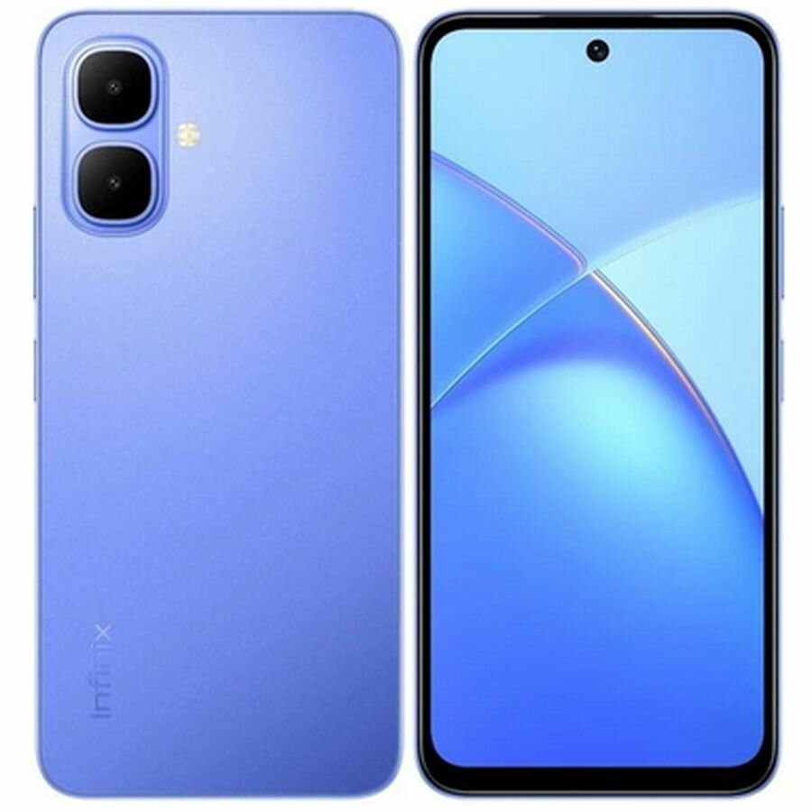 6,67" Смартфон Infinix SMART 10 4/128 ГБ (10072773) 2025, голубой
