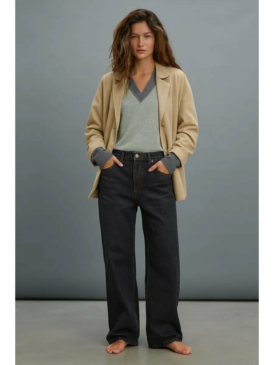 Джинсы палаццо 