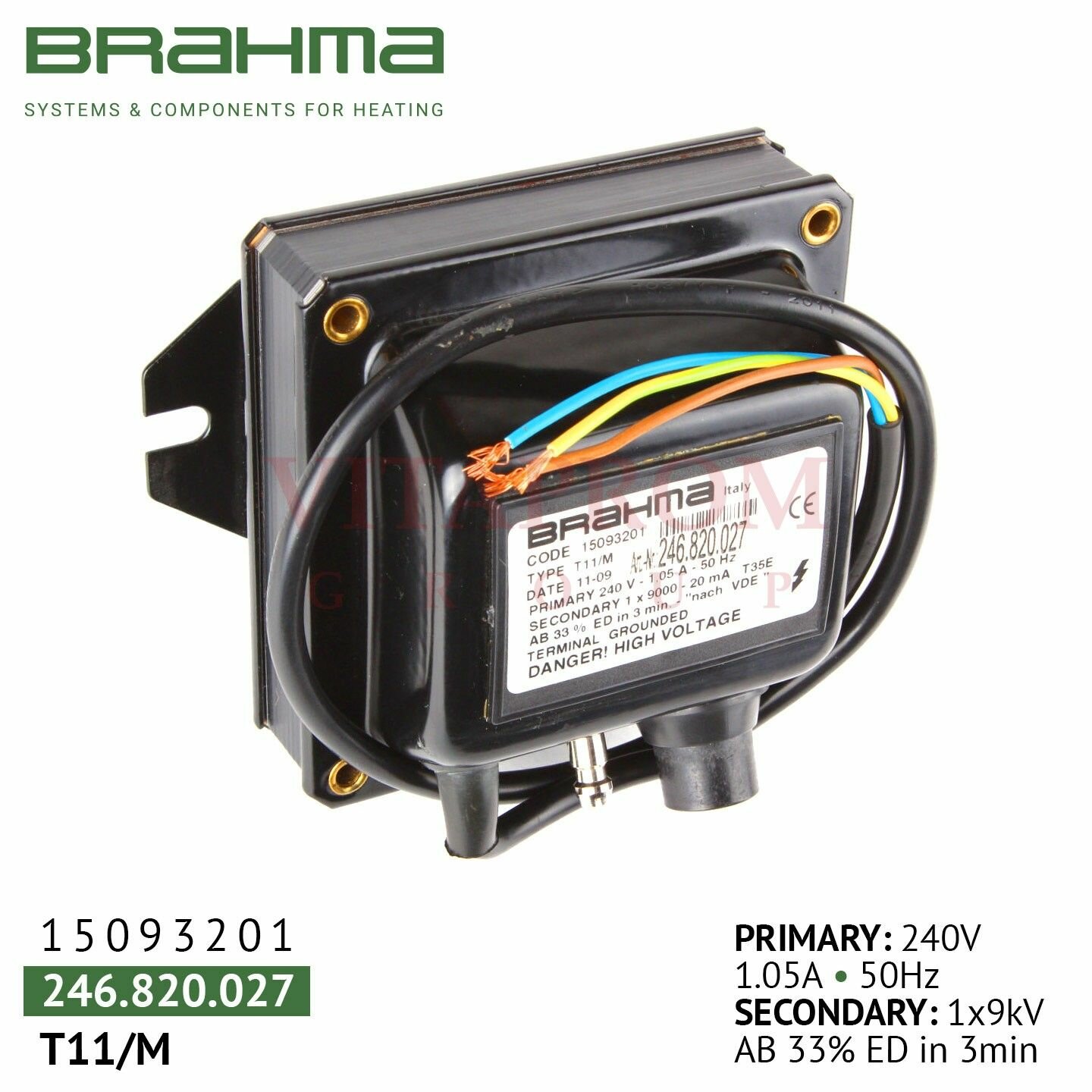 Трансформатор Brahma T11/M, 15093201 — фото 1