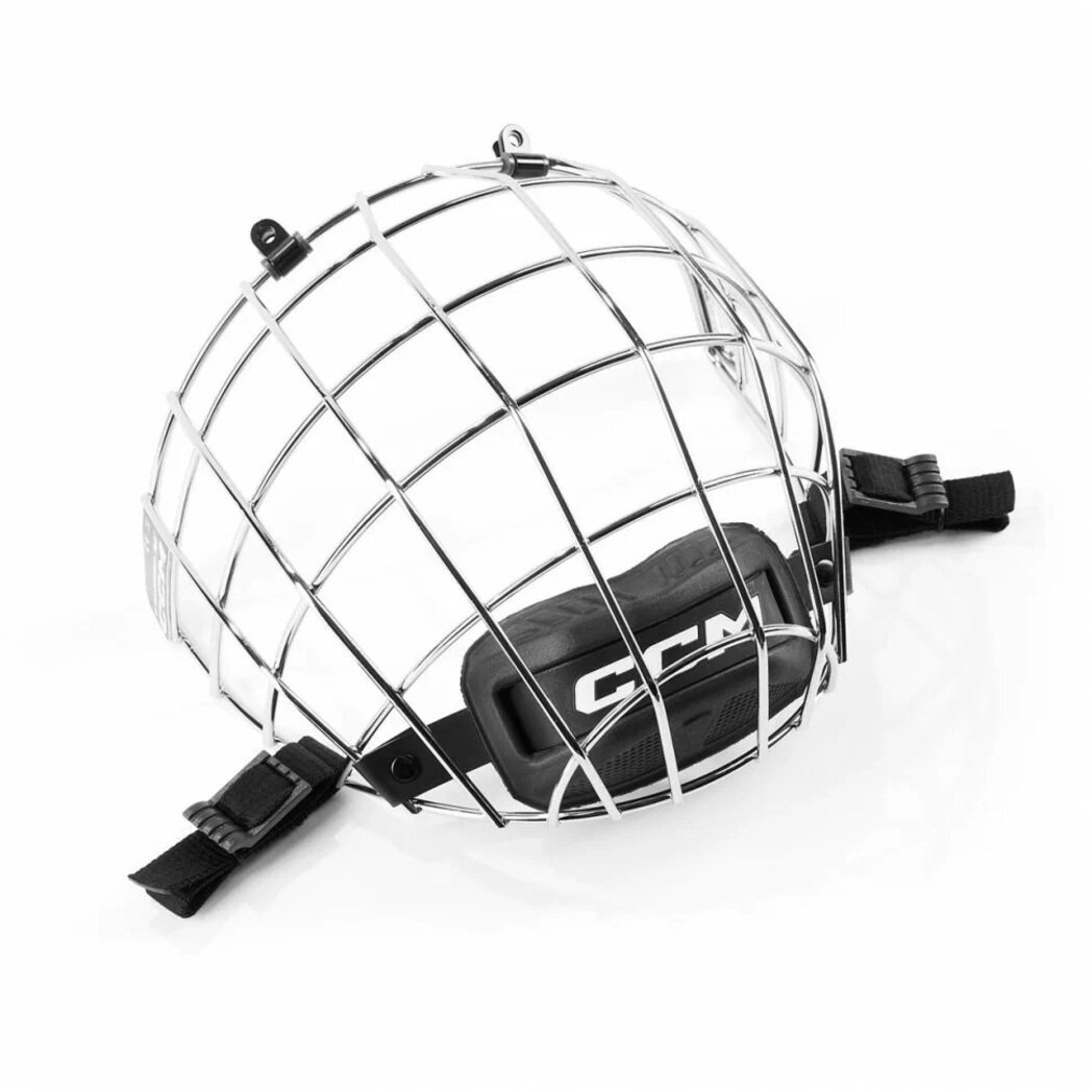 Маска-решетка для хоккейного шлема полевого игрока CCM FM580 chrome (размер S)
