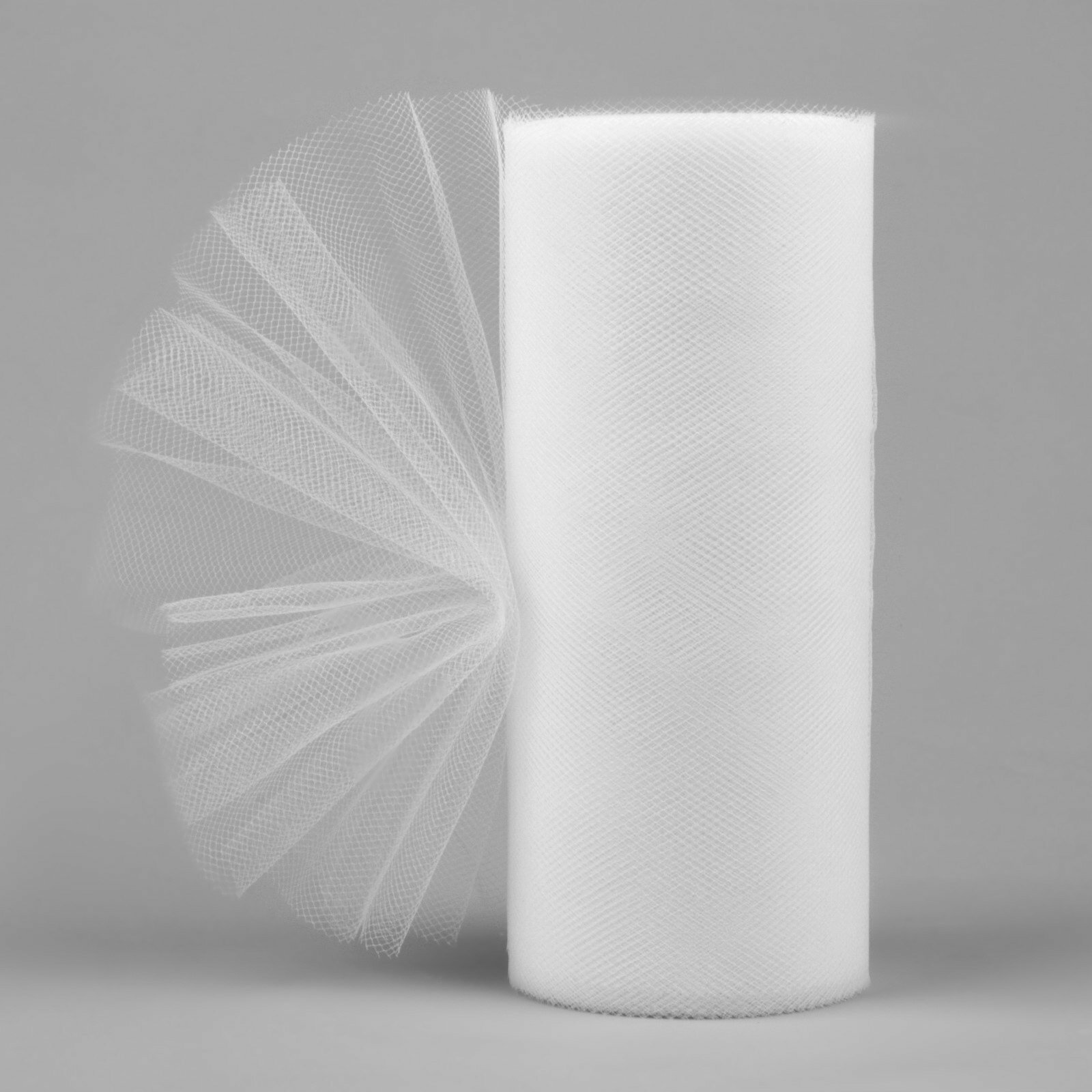 Фатин, 15 см, 23+-1 м, 11+-1 г/?2, белый №1, цвет: белый, внешний вид: однотонный