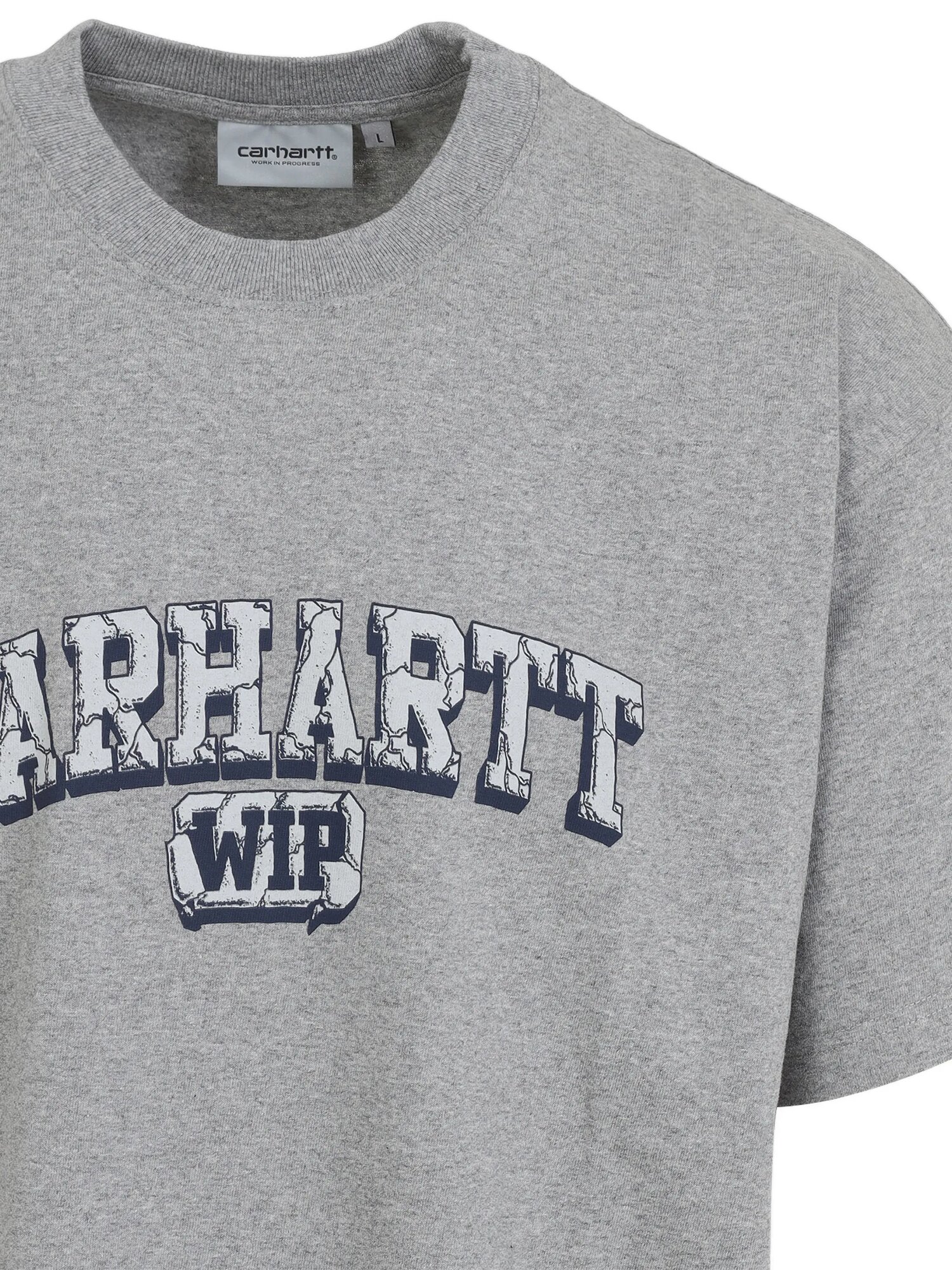 Футболка Carhartt WIP, размер 2XL, серый — фото 1