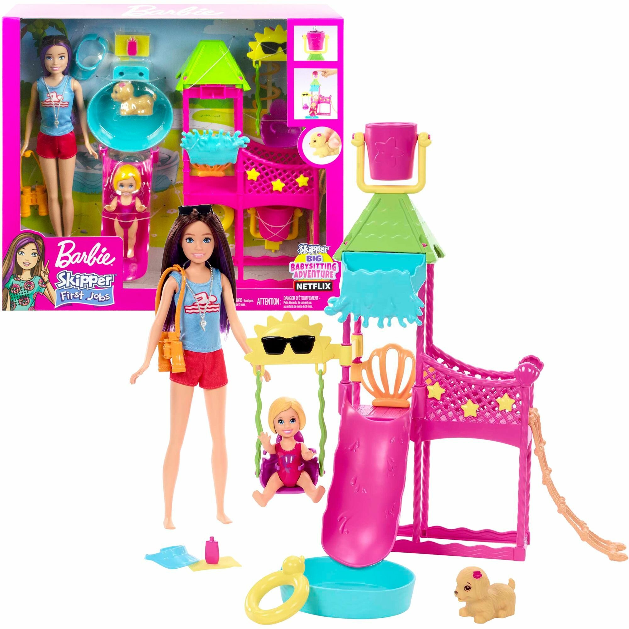 Набор для развлечений в аквапарке Barbie Skipper's