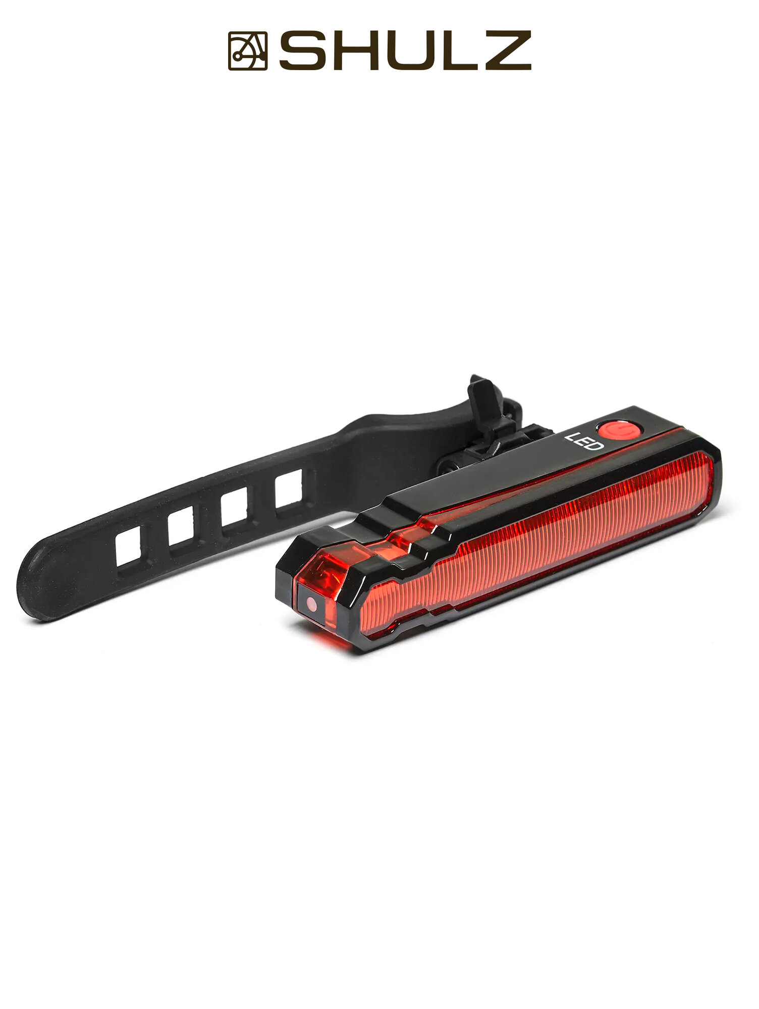Фонарь задний SHULZ Teide 10 lm, цвет чёрный, на USB -зарядке