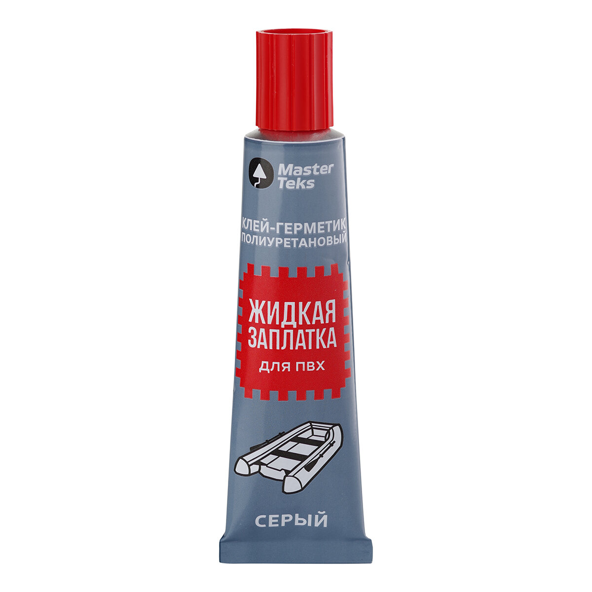 Полиуретановый клей-герметик MasterTeks Жидкая заплатка, 40 мл, серый