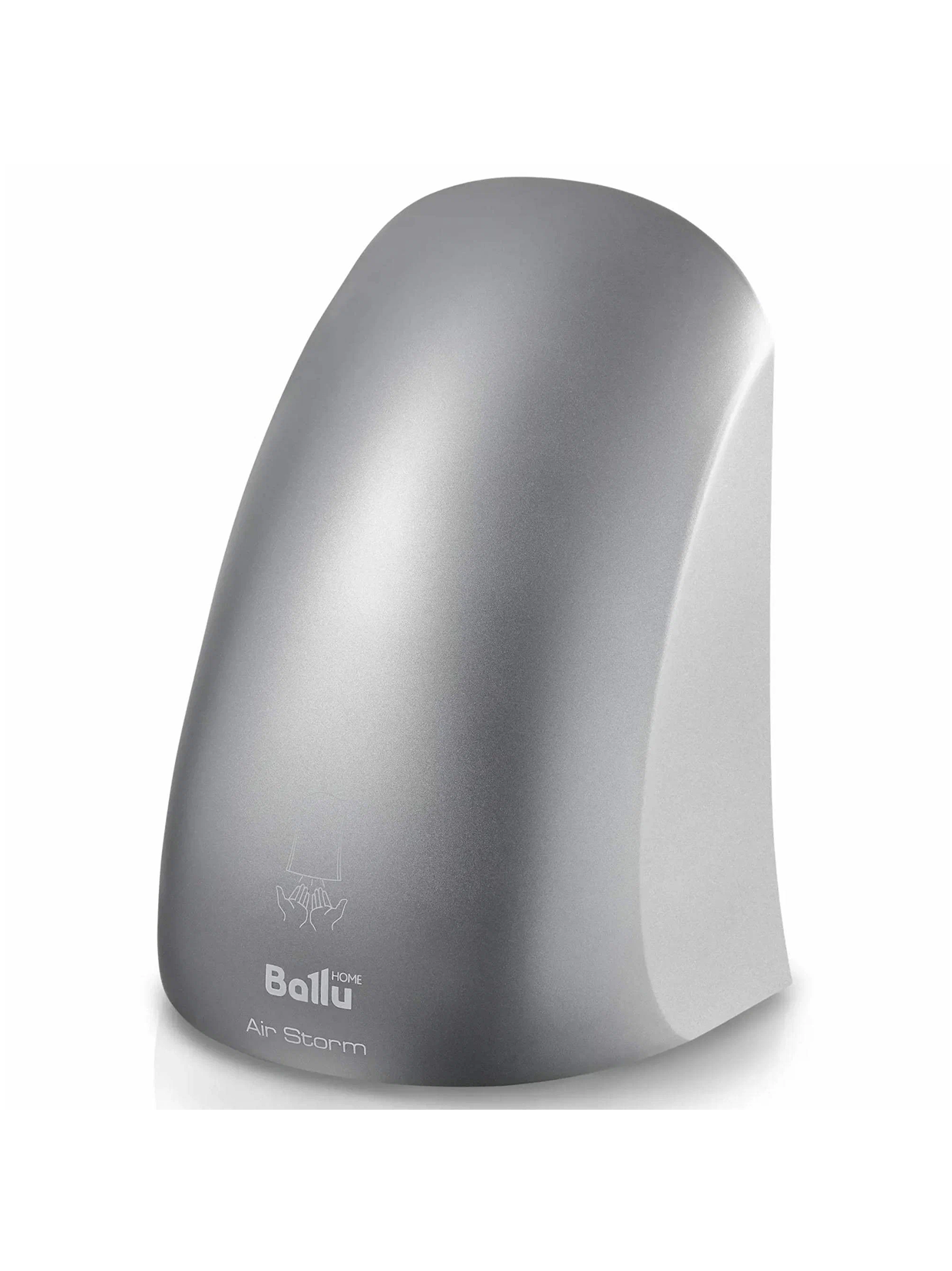 Сушилка для рук Ballu BAHD-1000AS Silver, сенсорная, скорость воздушного потока 30 м/c, 10 с
